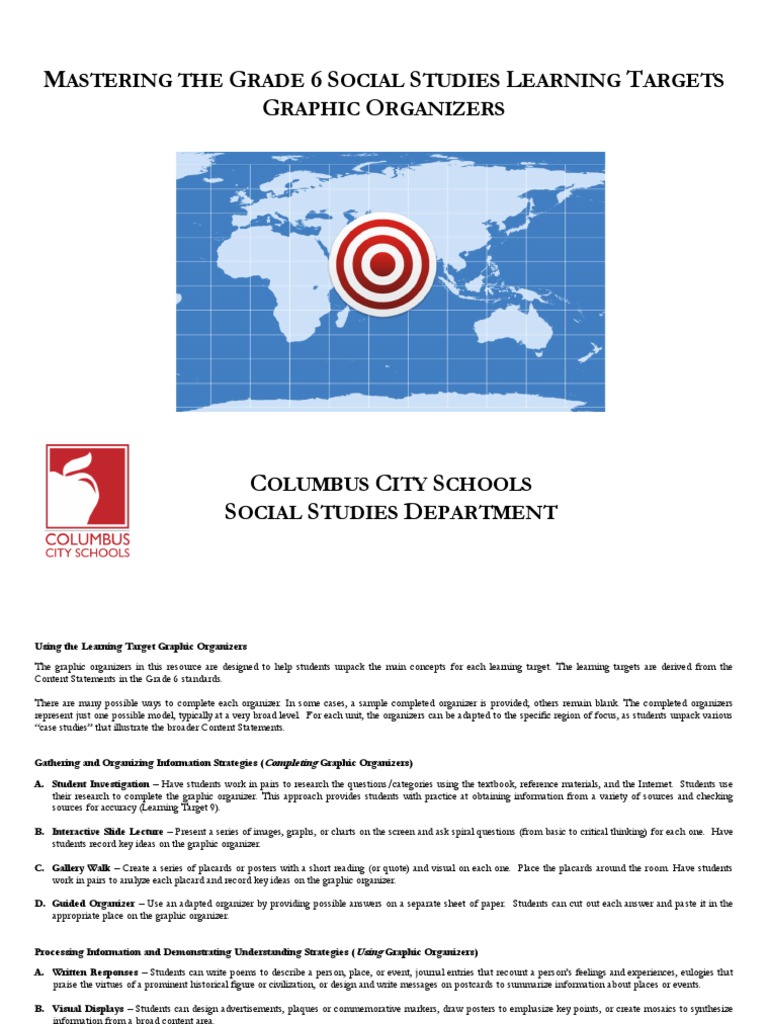 Grade 6 Graphic Organizers | PDF | Supply (Economics) | Demand