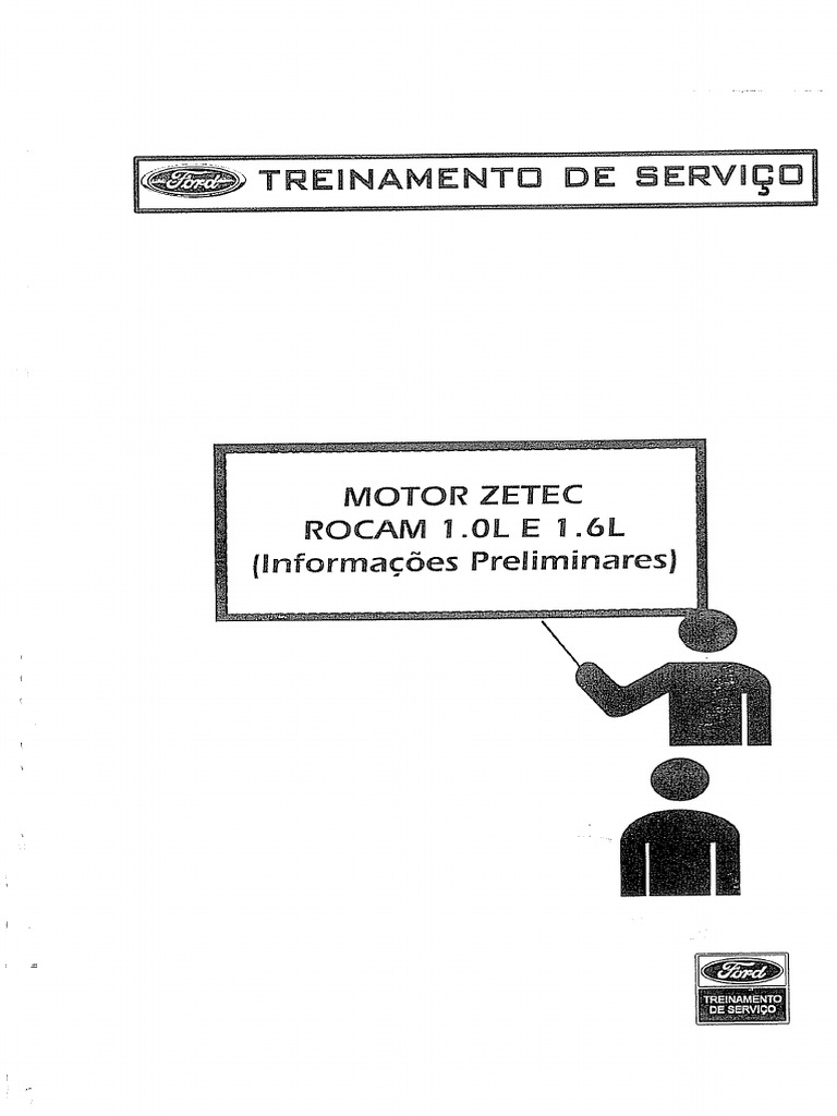 Treinamento de Serviço - Motor Zetec Rocam 1.0l e 1.6l | PDF Treinamento de Serviço - Motor Zetec Rocam 1.0l e 1.6l | PDF
