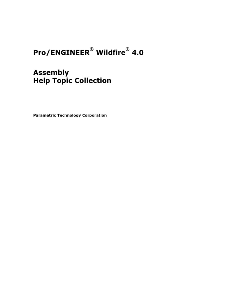 Pro E, Assembly | PDF | Cartesian Coordinate System | Copyright