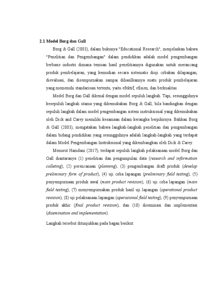 Model Borg Dan Gall | PDF