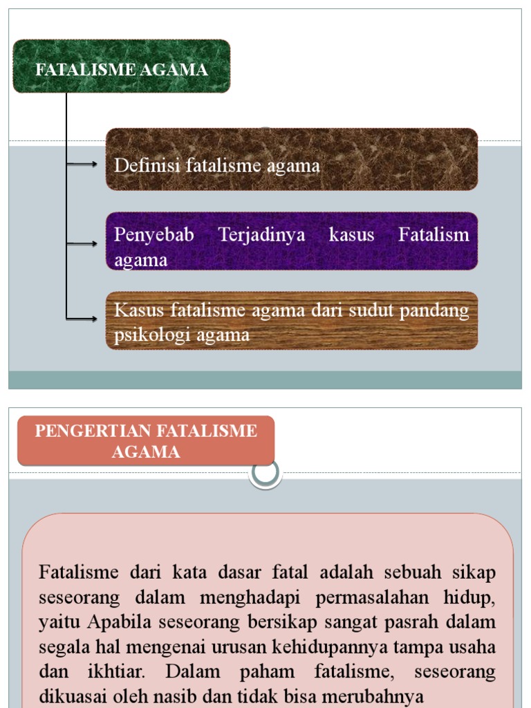 Fatalisme Agama | PDF