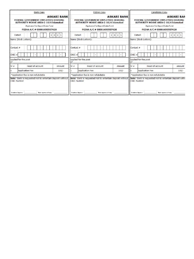 Fgeha Challan-Form - Jpeg (1133×525) | PDF