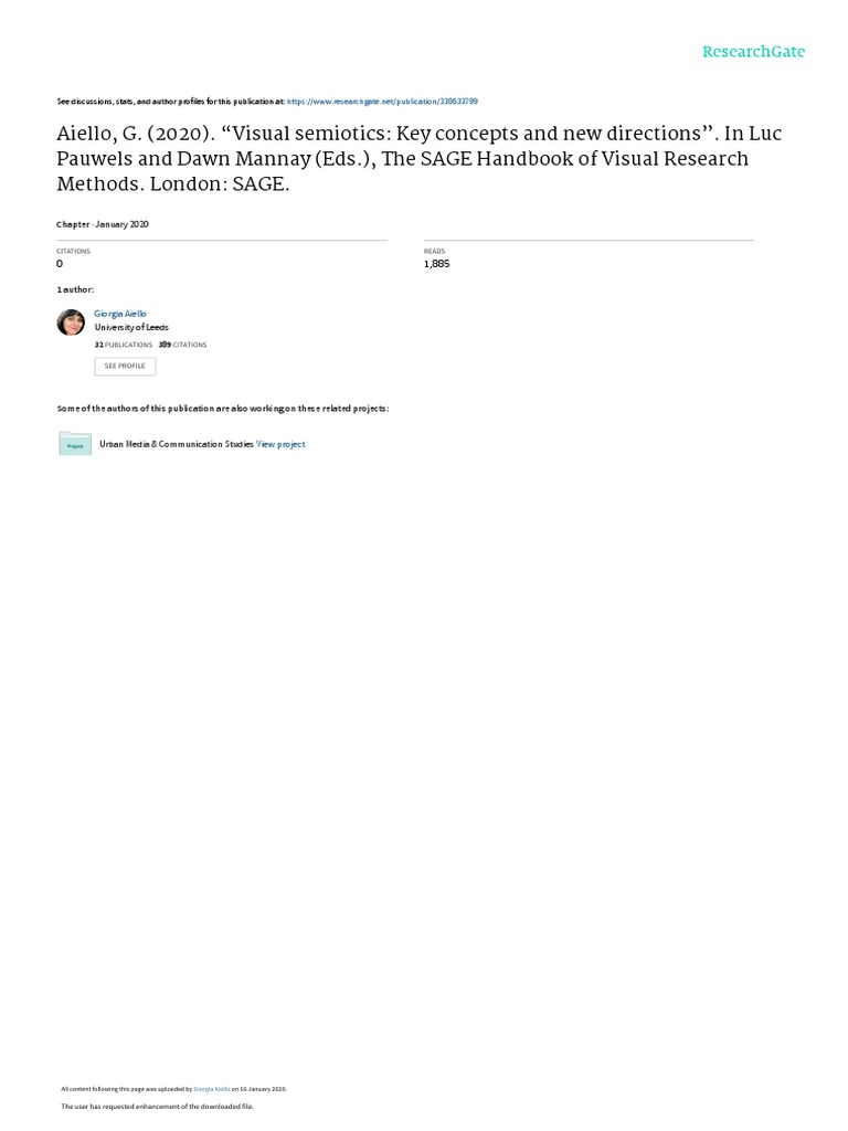 Visualizing Ideas: A Social Semiotic Analysis of Key Concepts in Visual ...