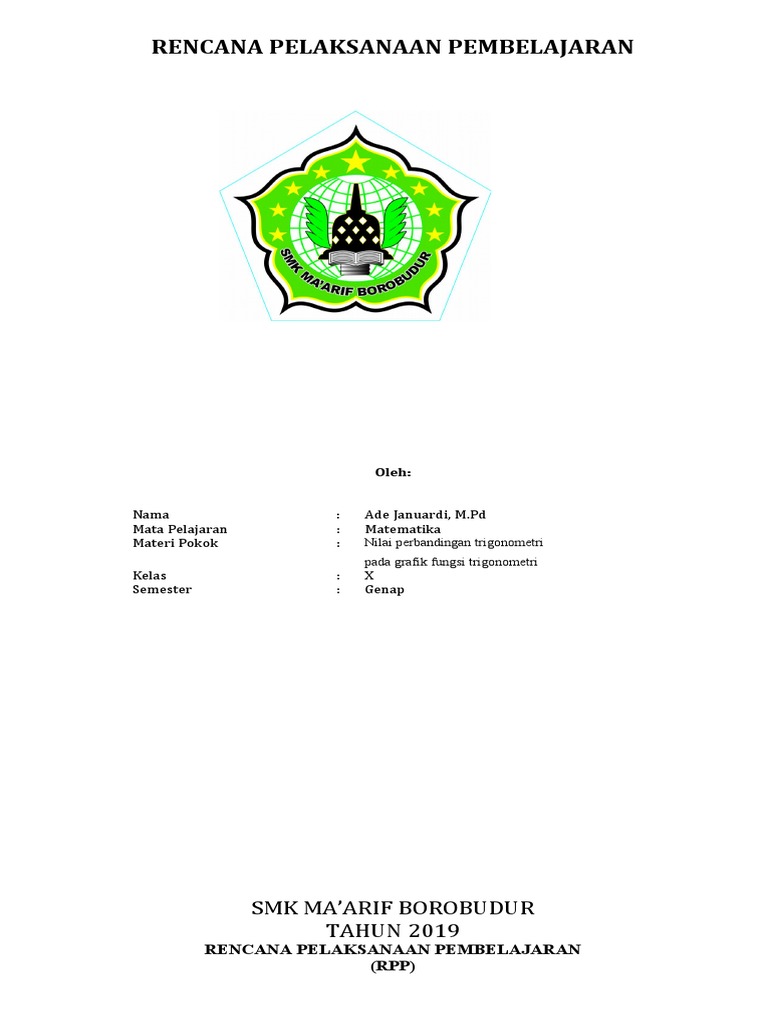 LK 5 RPP 3.11 Grafik Fungsi Trigonometri | PDF