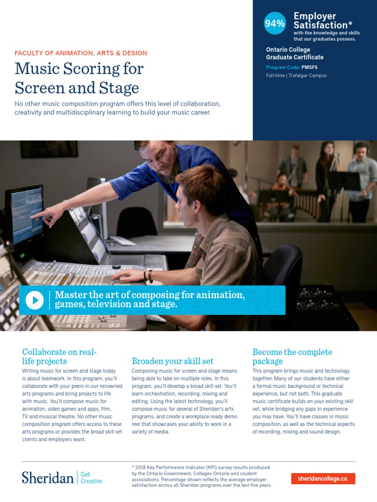 Music Scoring for Screen and Stage | PDF | University And College ...