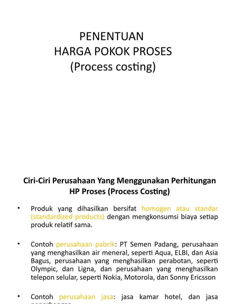 Process Costing | PDF
