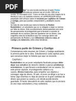 RESUMEN Por Capítulos de CRIMEN Y CASTIGO - ¡¡MUY COMPLETO!! | PDF | Crimen y castigo