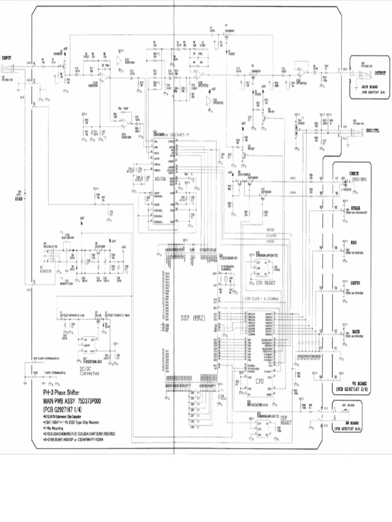 Boss PH 3 Phase Shifter Schematic | PDF