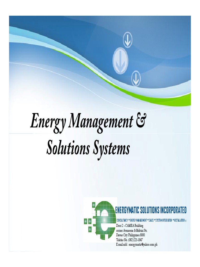 Energy Management & Energy Management & Solutions Systems | PDF ...
