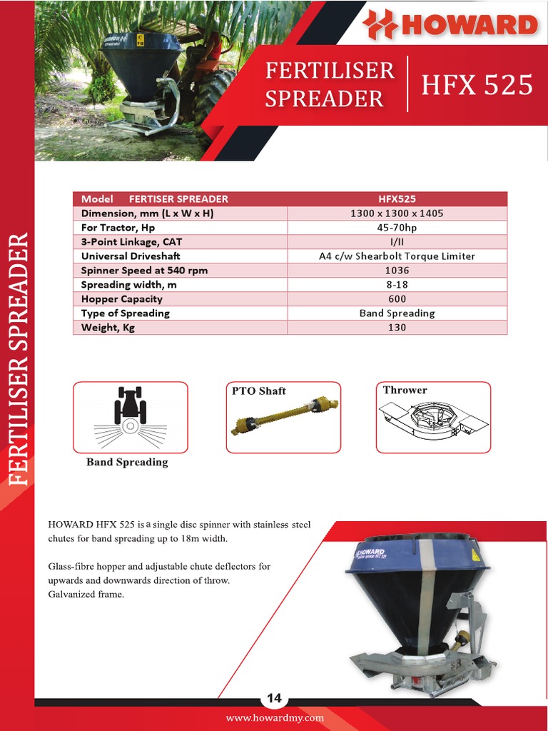 Brosur Howard HFX 525 | PDF
