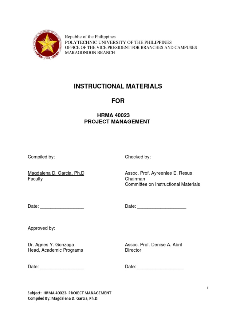 Lesson 1: Project Management | PDF | Project Management | Business