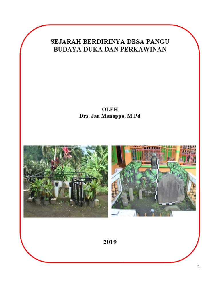 Buku Desa Pangu Dan Budayanya | PDF