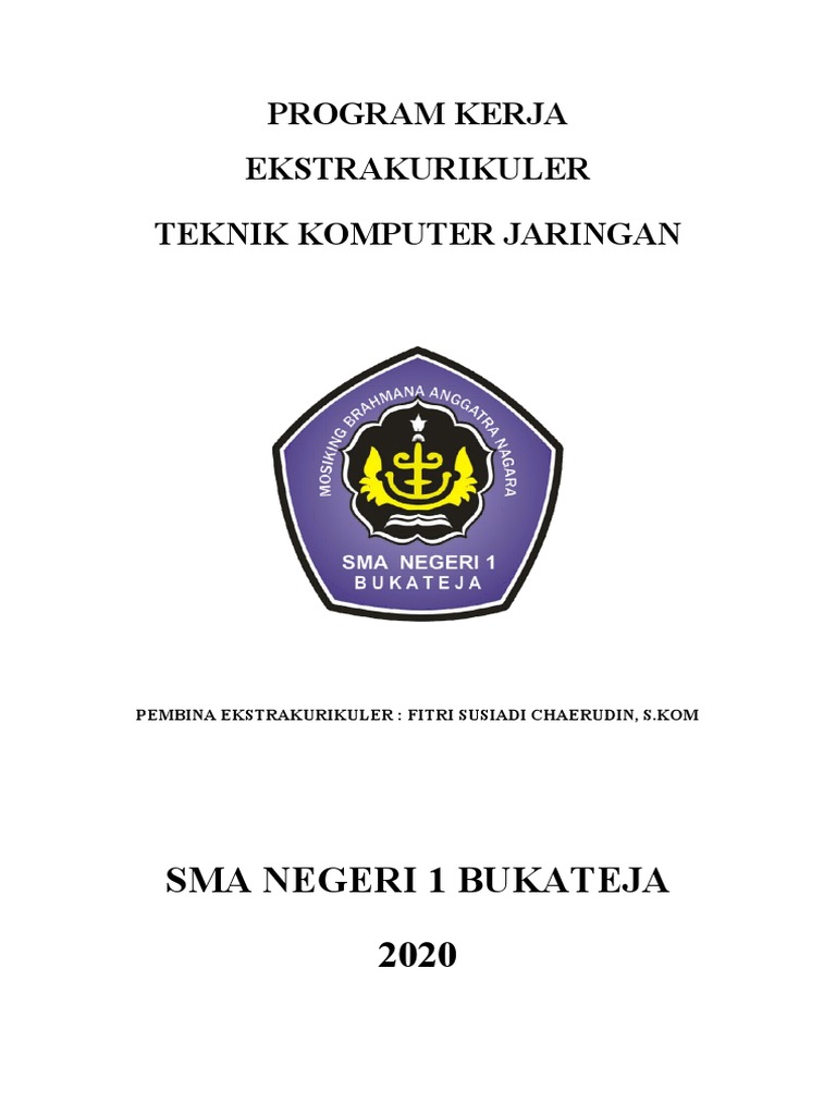 Program Kerja Ekstrakurikuler TKJ | PDF