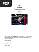 Csec Mathematics Sba Outline | PDF | Science | Teaching Mathematics