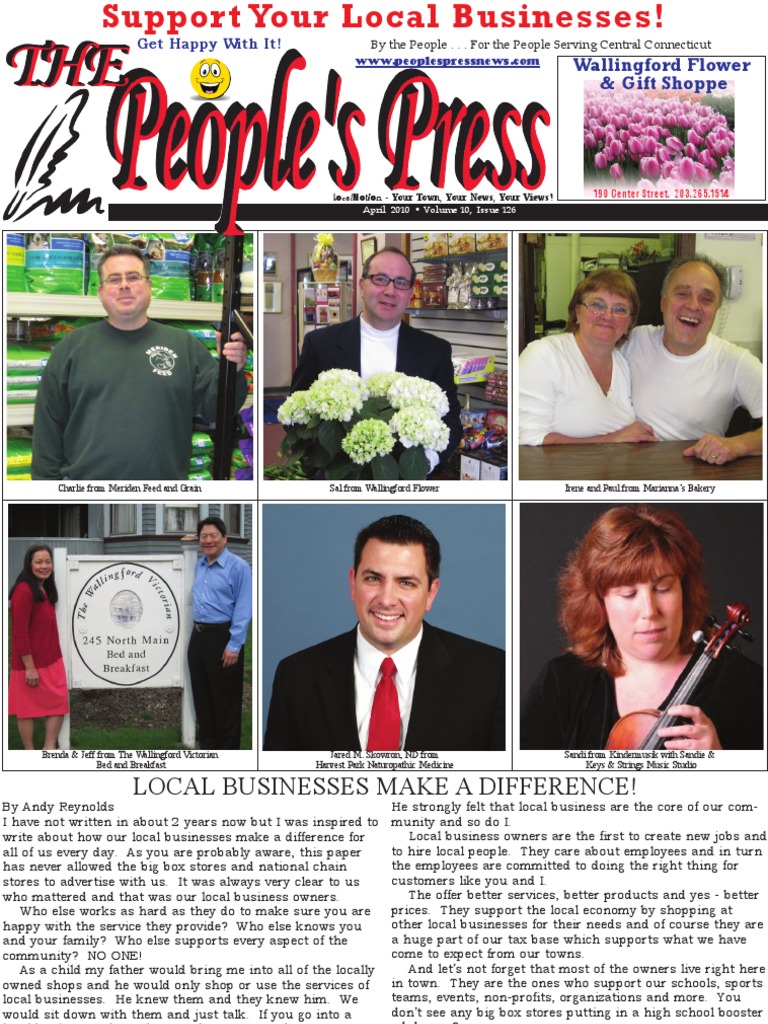 The People's Press April 2010 | PDF | Business | Nature