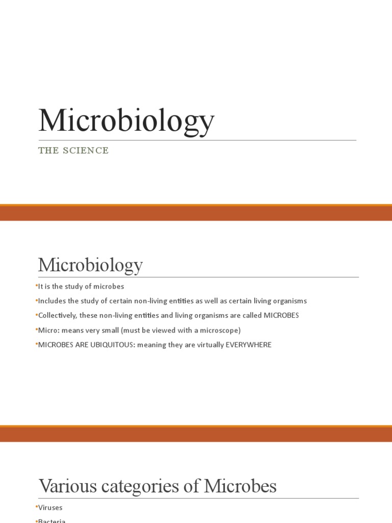 Microbiology Chapter 1 | PDF | Microorganism | Pathogen