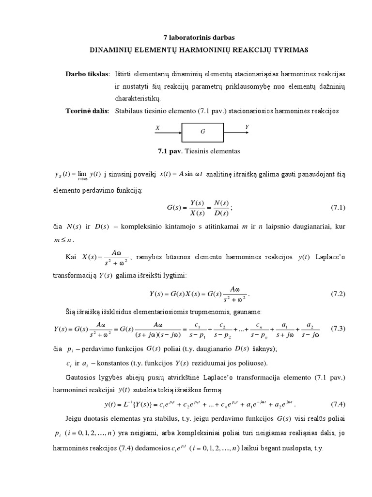 7 Laboratorinis Darbas | PDF