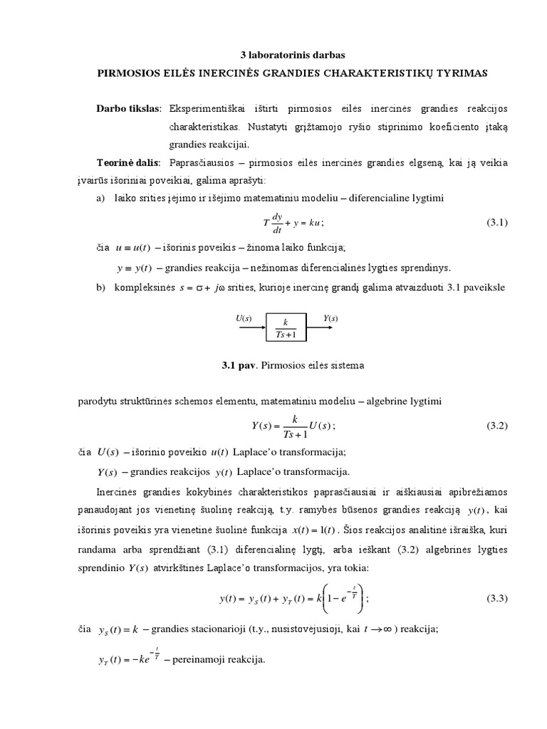 3 Laboratorinis Darbas | PDF