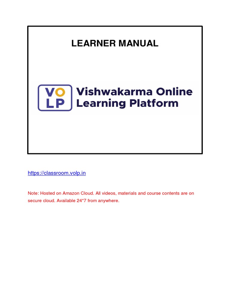 VOLP Learner Manual | PDF | Linked In | Internet Forum