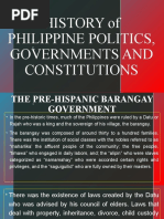 Pre-Colonial Government of The Philippines | PDF | Philippines