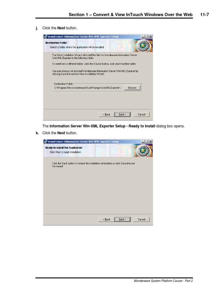 Section 1 - Convert & View Intouch Windows Over The Web 11-7 | Download Free PDF | Button ...