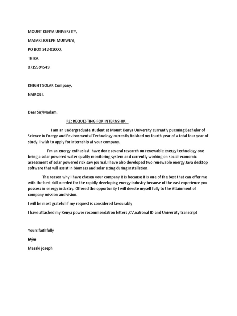 Attachement Letter | PDF