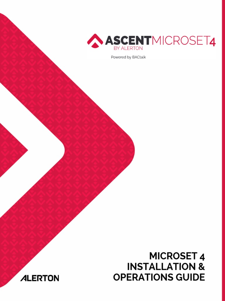 Microset 4 Installation & Operations Guide | PDF | High Voltage ...