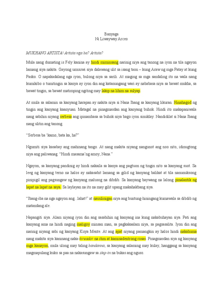 BANYAGA (Para Makabasa NG | PDF