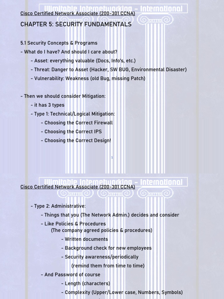 Chapter5 Security Fundamentals | PDF | Virtual Private Network | Cisco ...