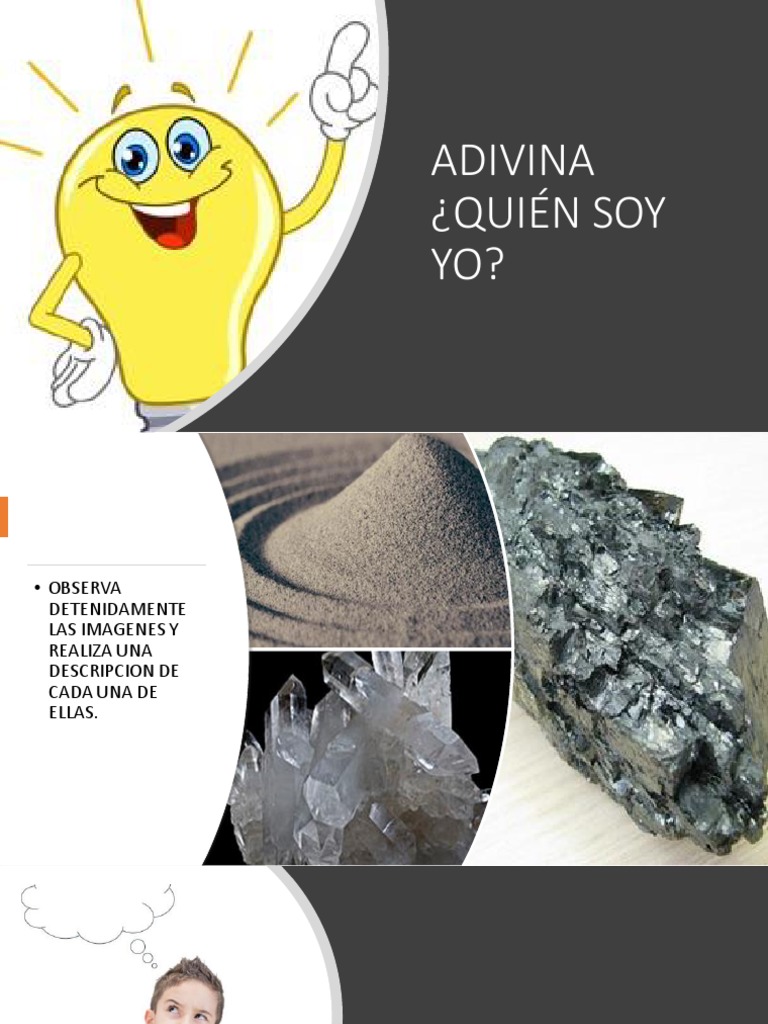 Adivina Quien Soy Yo | PDF | Solubilidad | Termorregulación