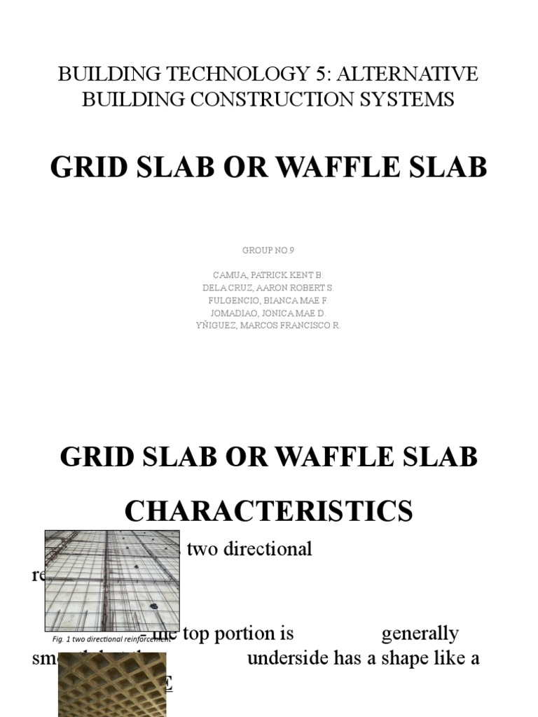 Grid Slab or Waffle Slab: Building Technology 5: Alternative Building ...