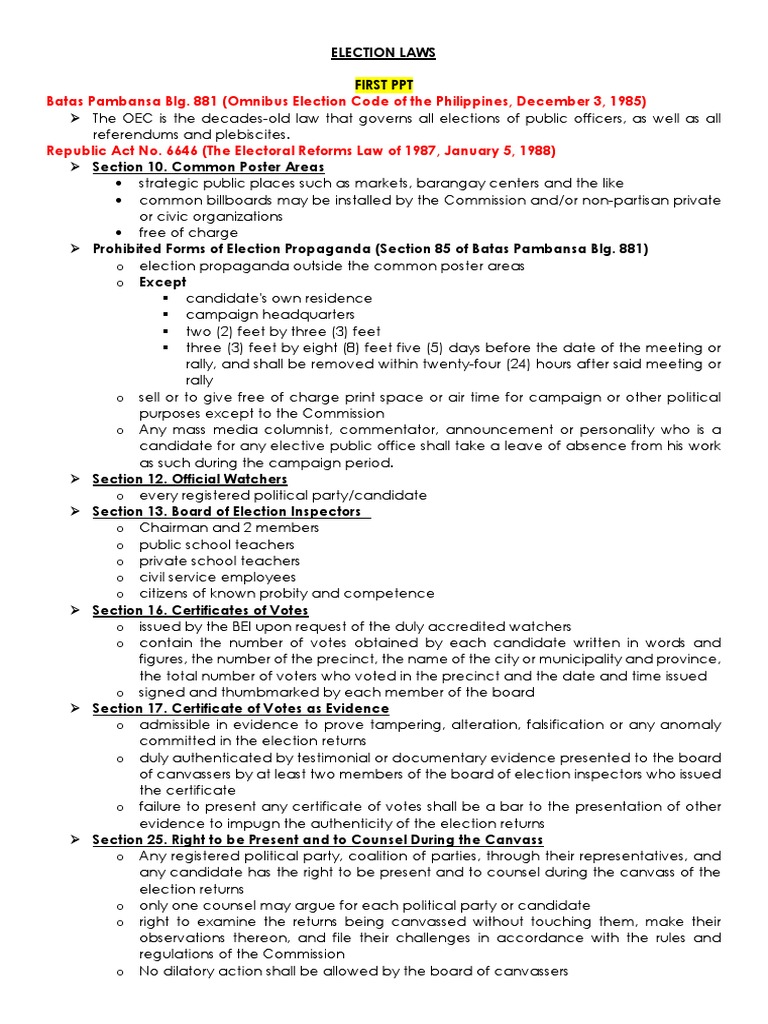 Consolidated (Reviewer) | PDF | Elections | Perjury