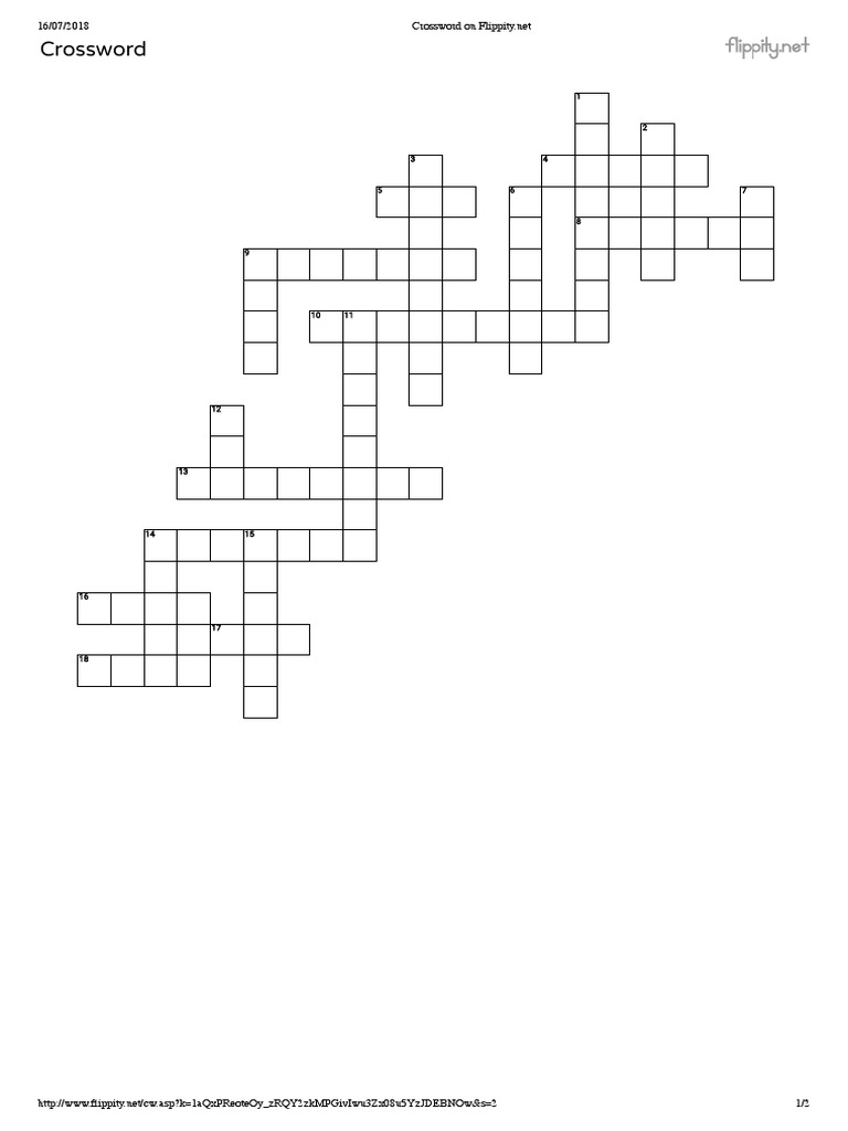 Crossword WIV U4 Numbers | PDF