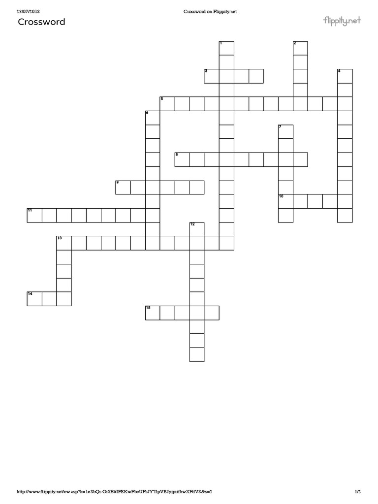 Crossword YII U4 | PDF