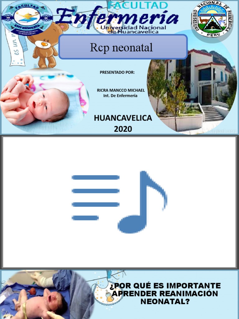 RCP Neonatal | PDF | Reanimación cardiopulmonar | Especialidades Medicas