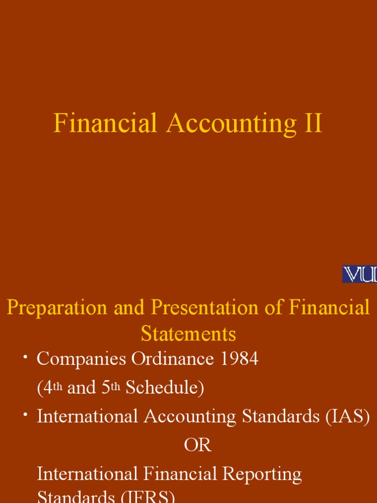 Financial Accounting | PDF | International Financial Reporting ...