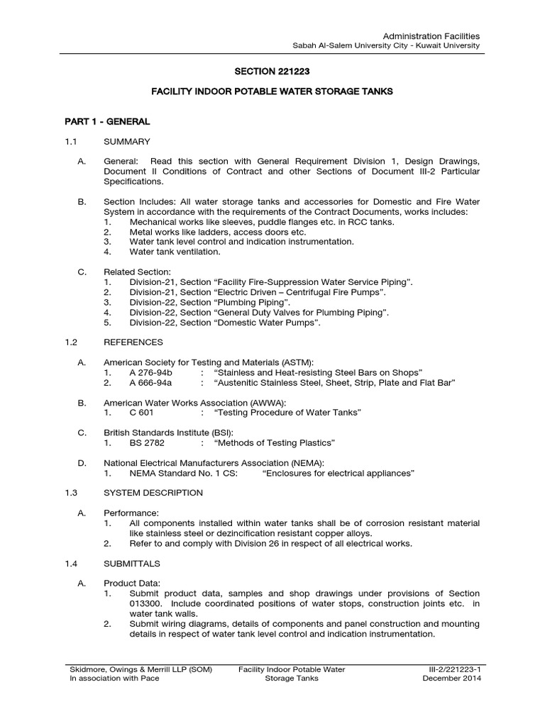 GRP Tank Spec | PDF | Pipe (Fluid Conveyance) | Galvanization