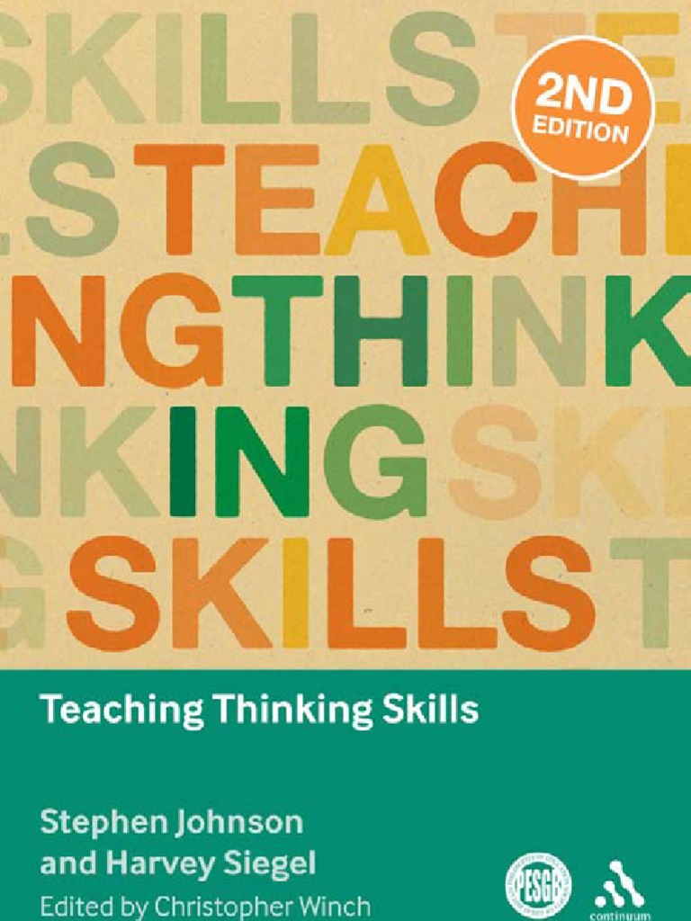 Teaching Thinking Skill | PDF | Curriculum | Reason