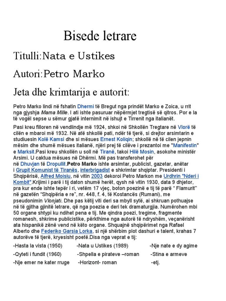 Bisede Letrare 3 | PDF