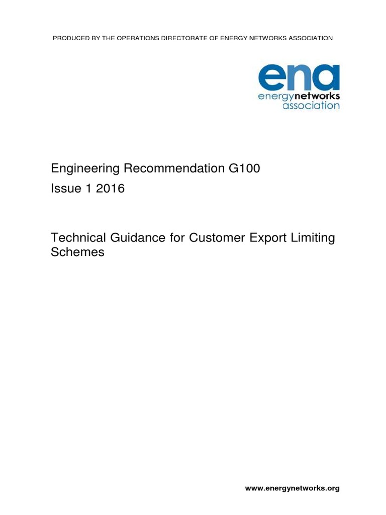 Technical Guidance For Customer Export Limiting Schemes | PDF ...