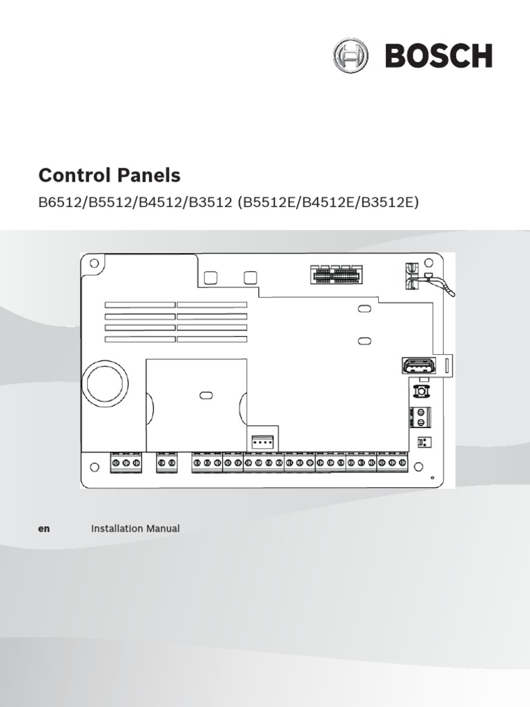 Bosch B Series Control Panels | PDF | Security Alarm | Electrical Wiring