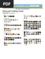 Minecraft Crafting Complete Recipe List | PDF | Armour | Building Materials