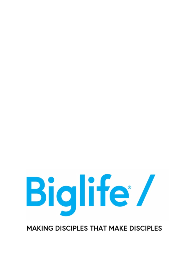 Biglife Discipleship Training Guide | PDF | Disciple (Christianity) | Gospel Of Matthew