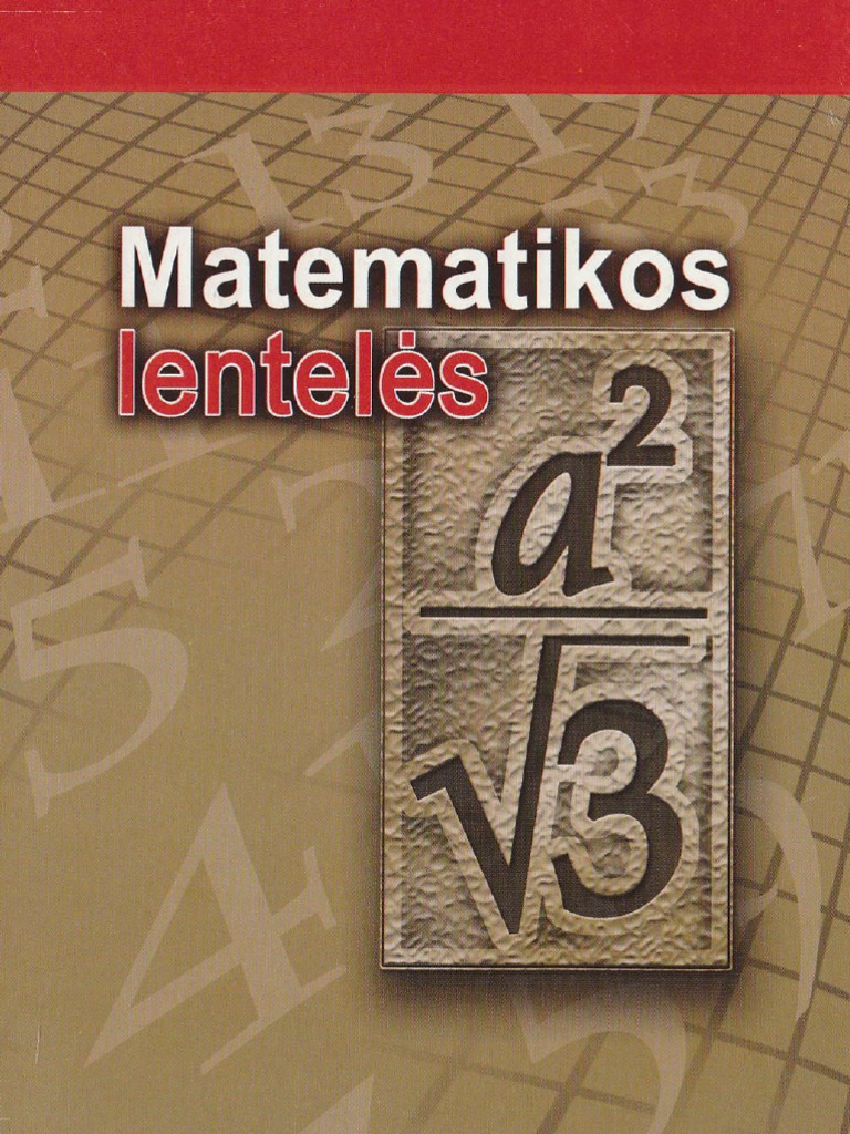 Matematikos Paaisk | PDF