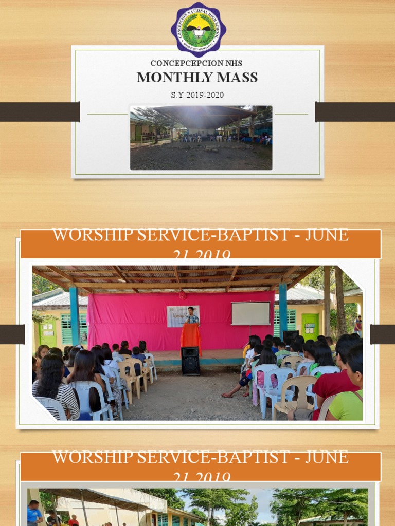 Monthly Mass: Concepcepcion Nhs | PDF