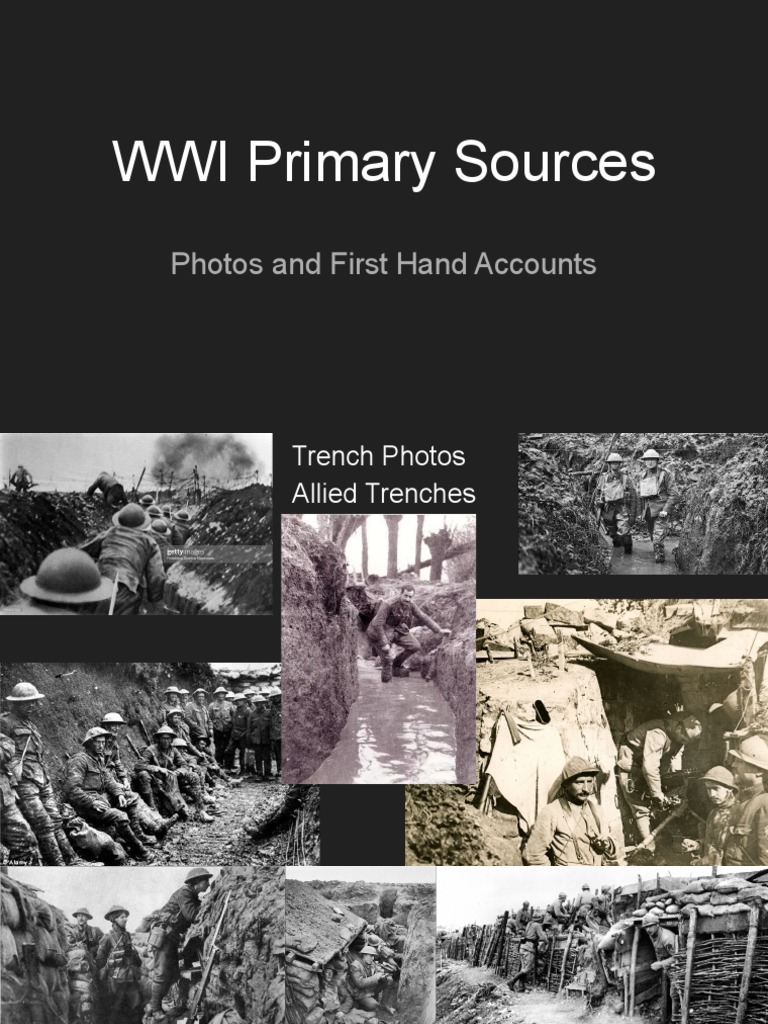 Wwi Primary Sources | PDF | Chemical Warfare | Military