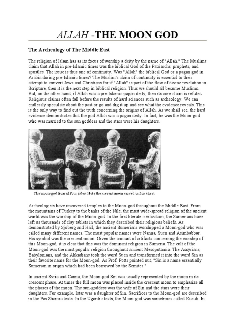 Allah the Moon God | Allah | Idolatry