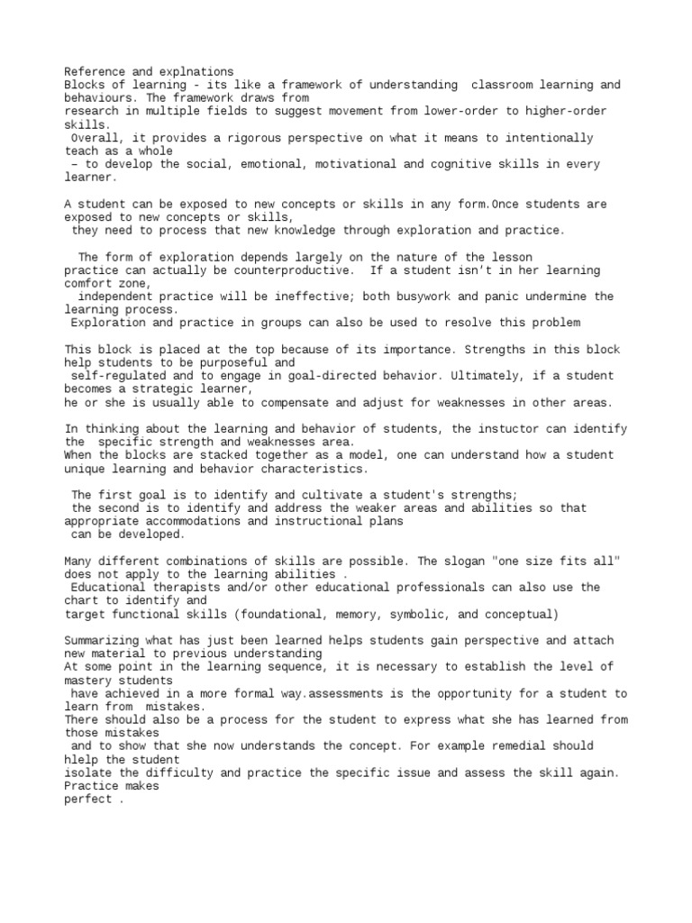 Building Blocks of Theory | Download Free PDF | Mindset | Teaching