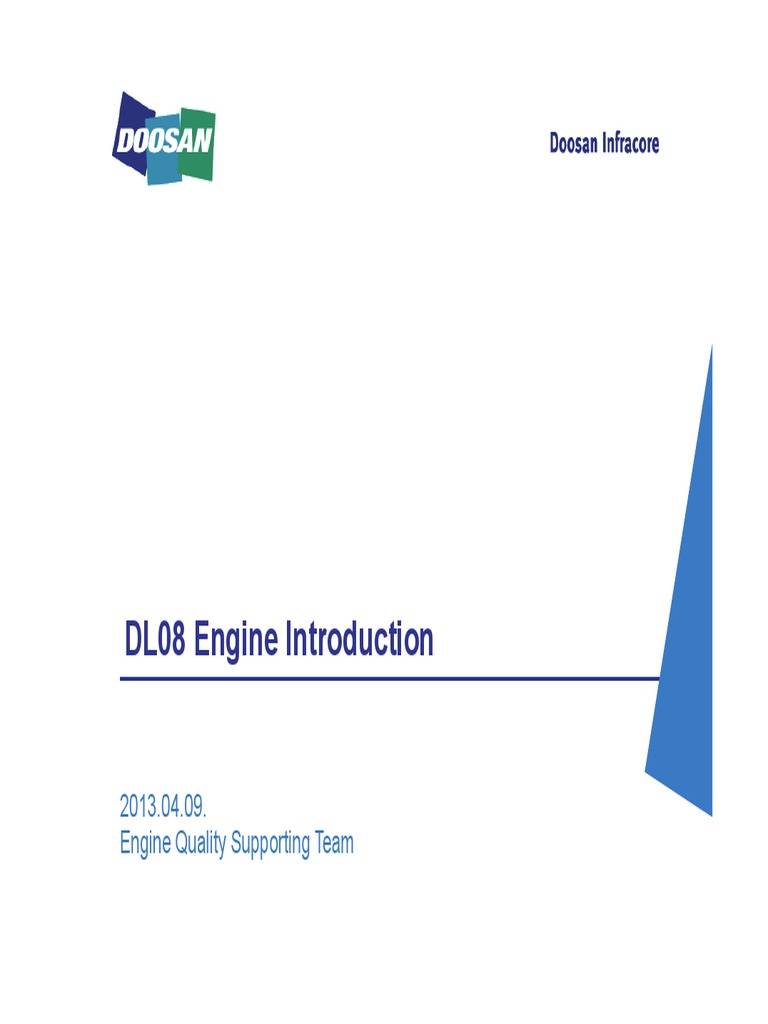 #01. DL08 Engine Introduction | PDF | Fuel Injection | Turbocharger