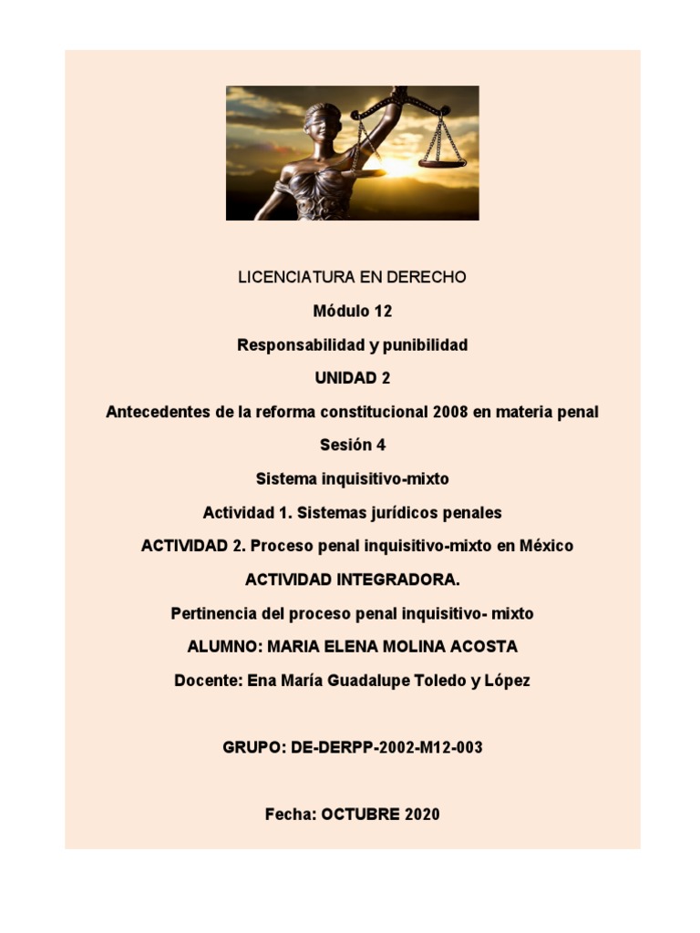 Licenciatura en Derecho | PDF | Procedimiento Criminal | Derecho penal